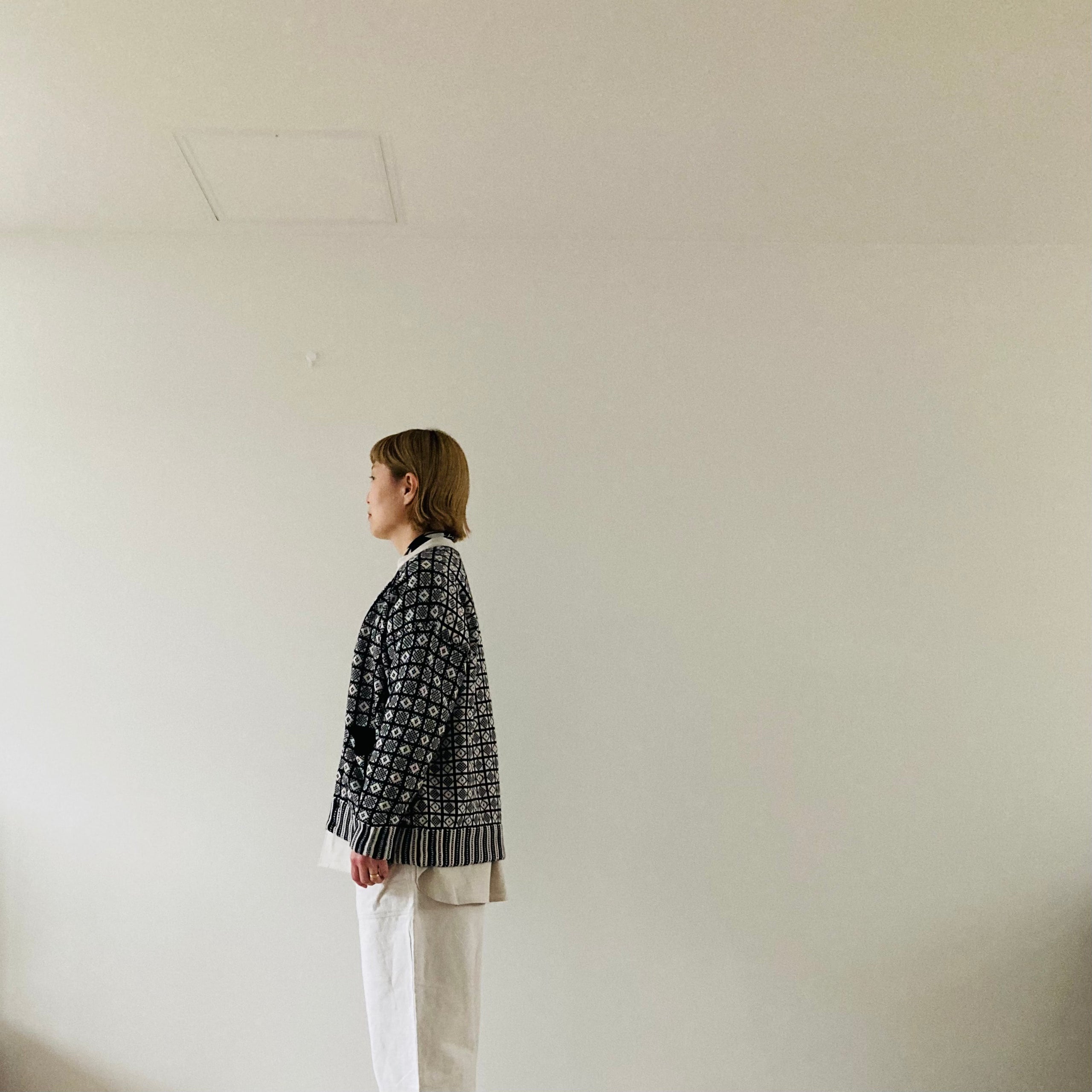 cleaveland 「Small town」~déformation~ V/Jacket long sleeve Blue | orlo