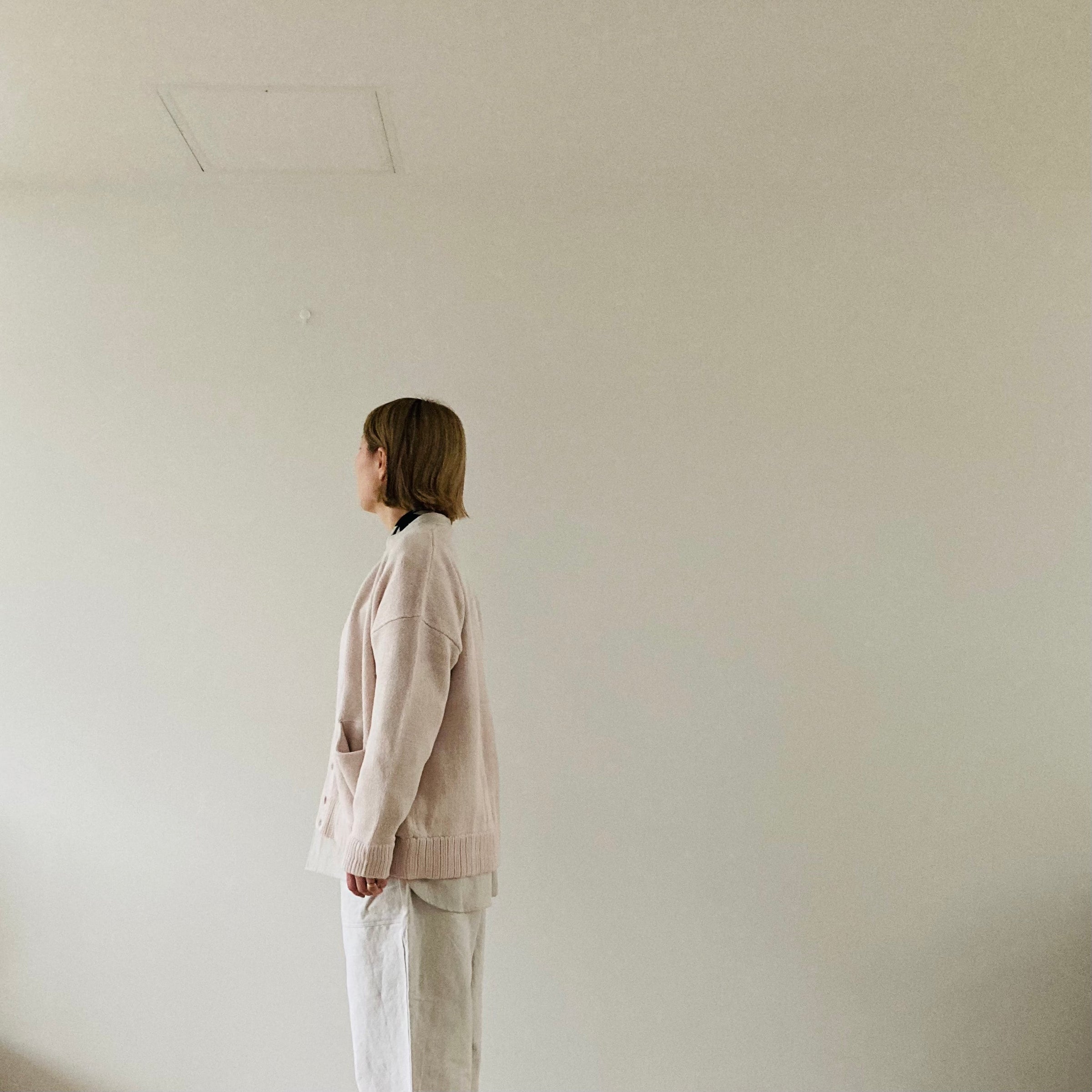 cleaveland 「Small town」~déformation~ V/Jacket long sleeve White | orlo